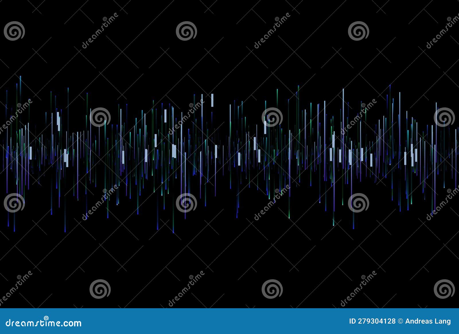 Frequency Bars Texture Musical Audio Gradient Rays Style Line Art ...