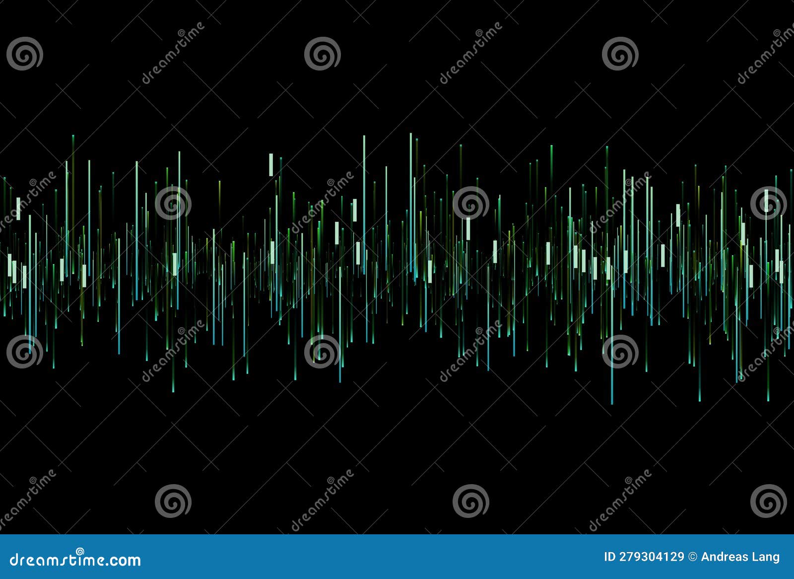 Frequency Bars Texture Musical Audio Gradient Rays Style Line Art ...