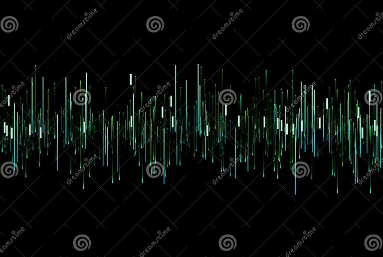 Frequency Bars Texture Musical Audio Gradient Rays Style Line Art ...
