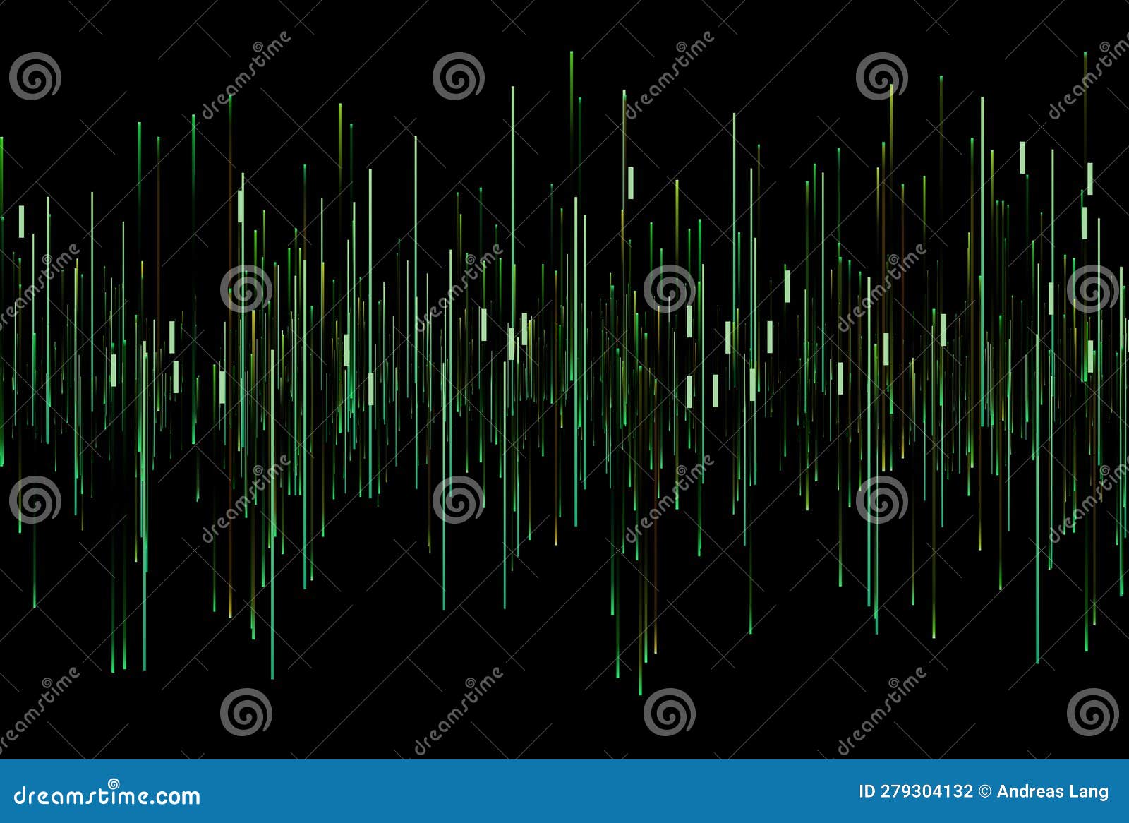 Frequency Bars Texture Musical Audio Gradient Rays Style Line Art ...