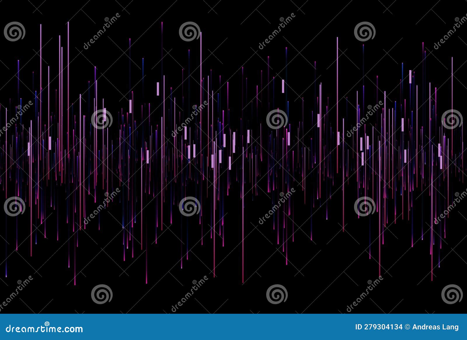 Frequency Bars Texture Musical Audio Gradient Rays Style Line Art ...
