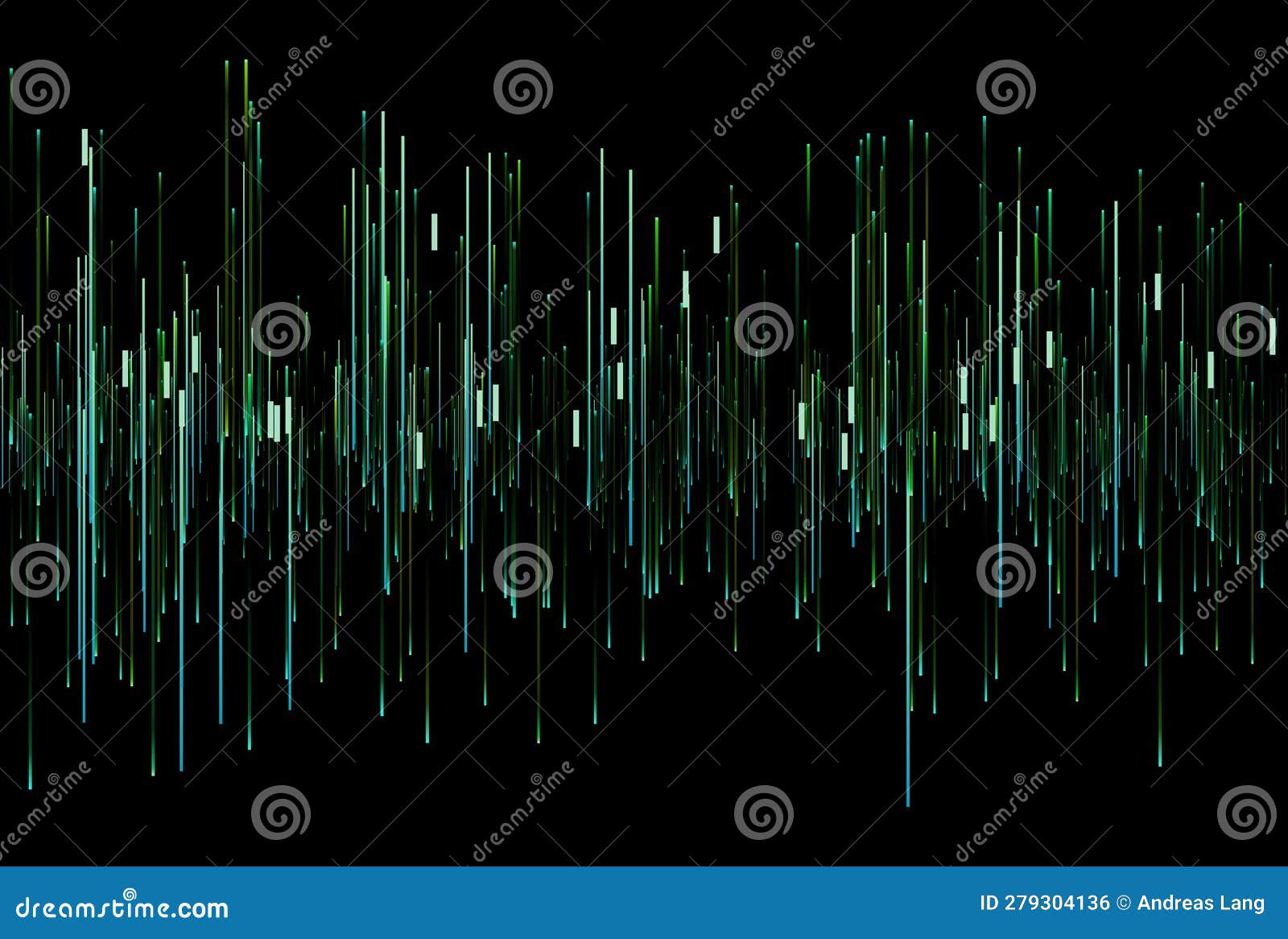 Frequency Bars Texture Musical Audio Gradient Rays Style Line Art ...