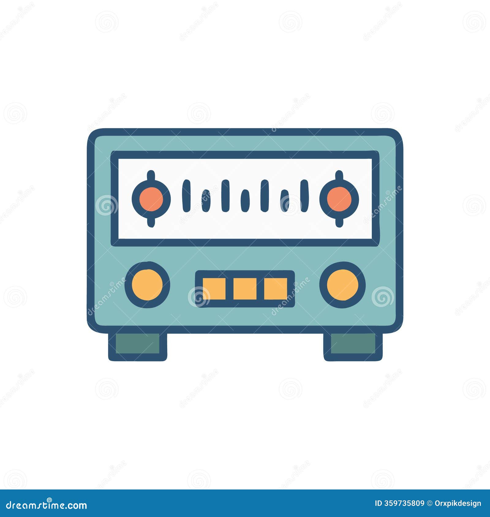 Frequency Counter Icon for Measurements Stock Illustration ...
