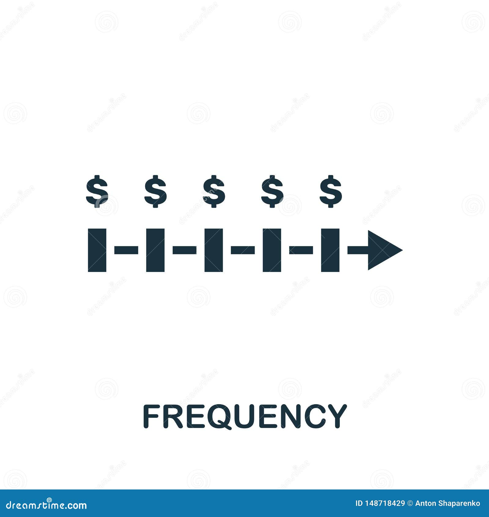 Frequency Icon. Creative Element Design from Stock Market Icons ...