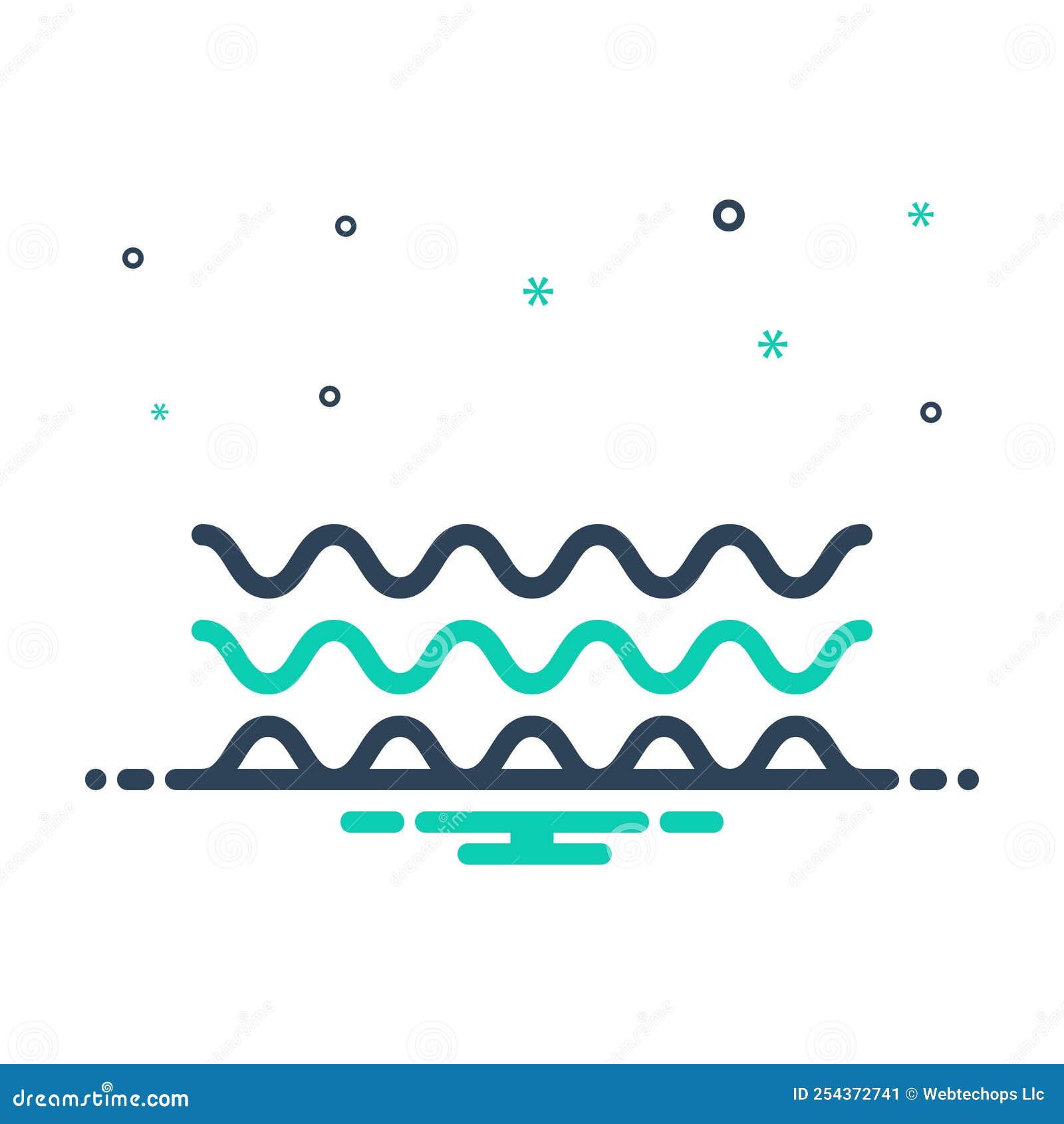 Mix Icon for Frequency, Recap and Amplifier Stock Illustration ...