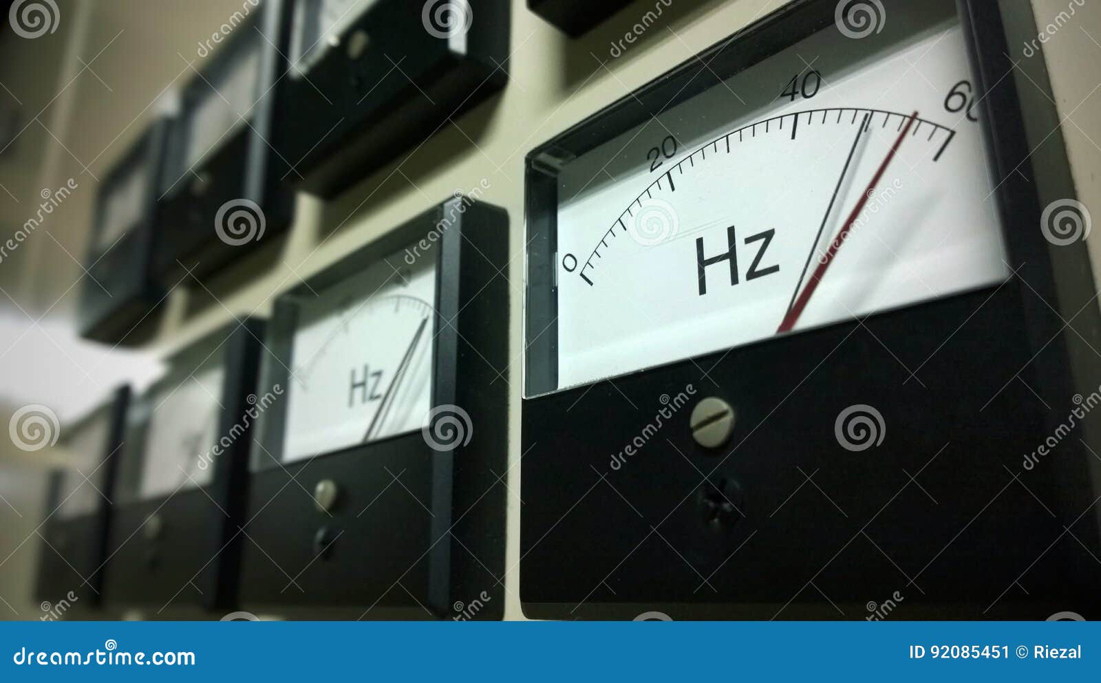 Frequency scale meter stock image. Image of measure, scale - 92085451