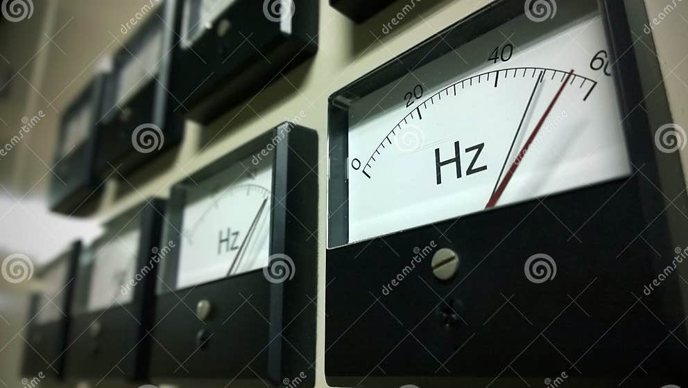 Frequency scale meter stock image. Image of measure, scale - 92085451