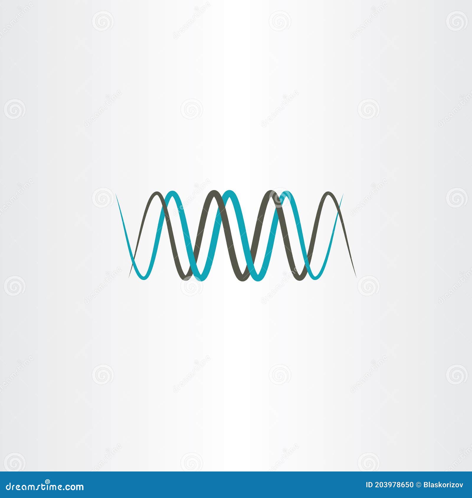 Frequency Wavelength Logo Vector Symbol | CartoonDealer.com #203978650