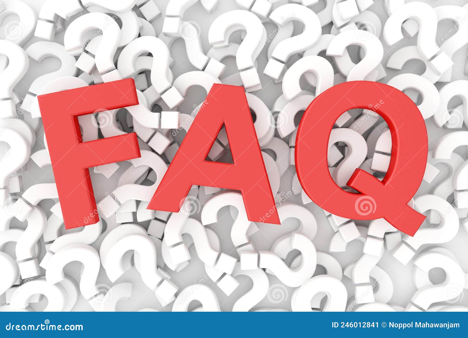 Frequently Asked Questions FAQ. Stock Illustration - Illustration of ...