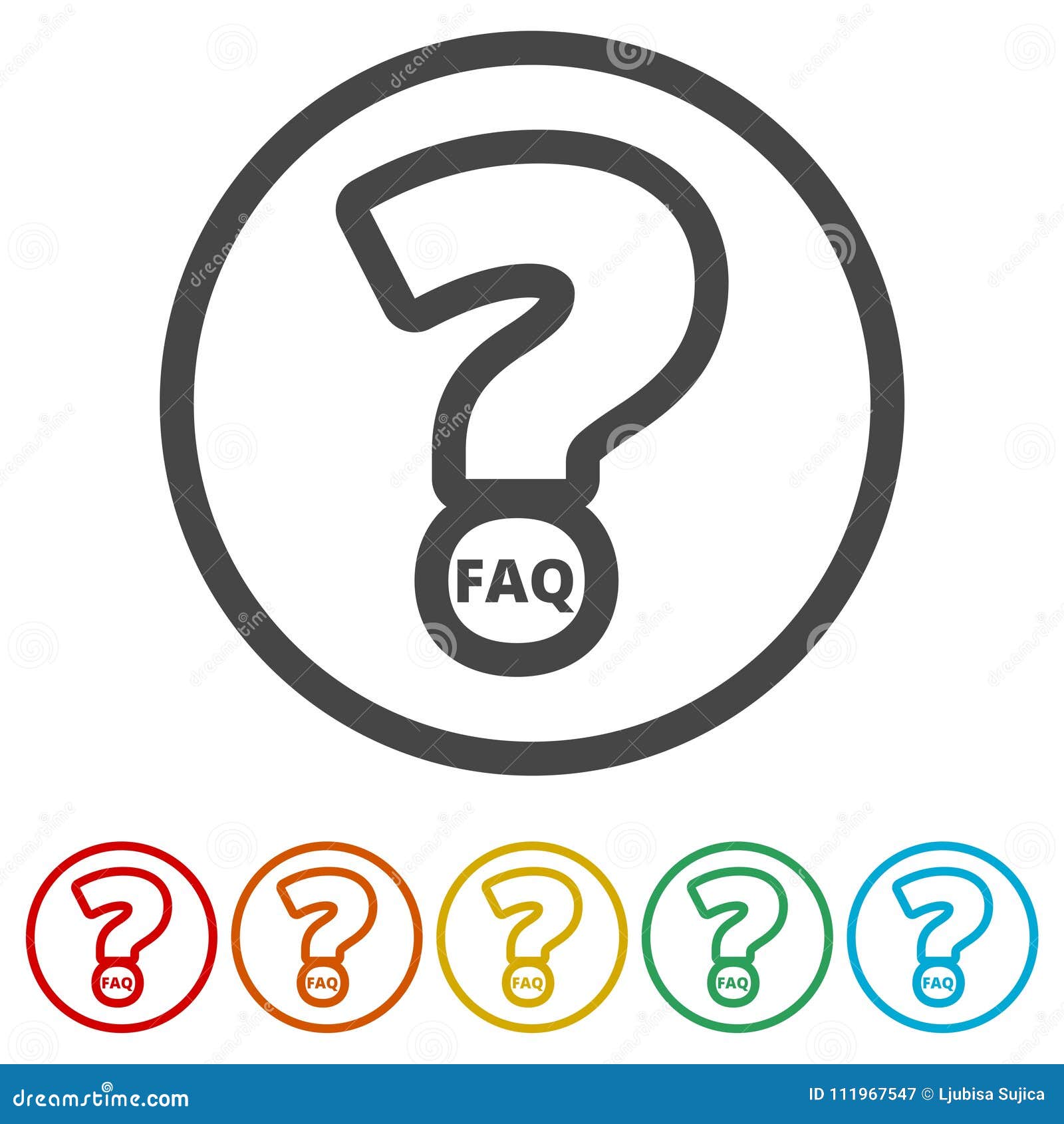 Frequently Asked Questions, FAQ Icon, 6 Colors Included Stock Vector ... Frequently Asked Questions, FAQ Icon, 6 Colors Included Stock Vector ...