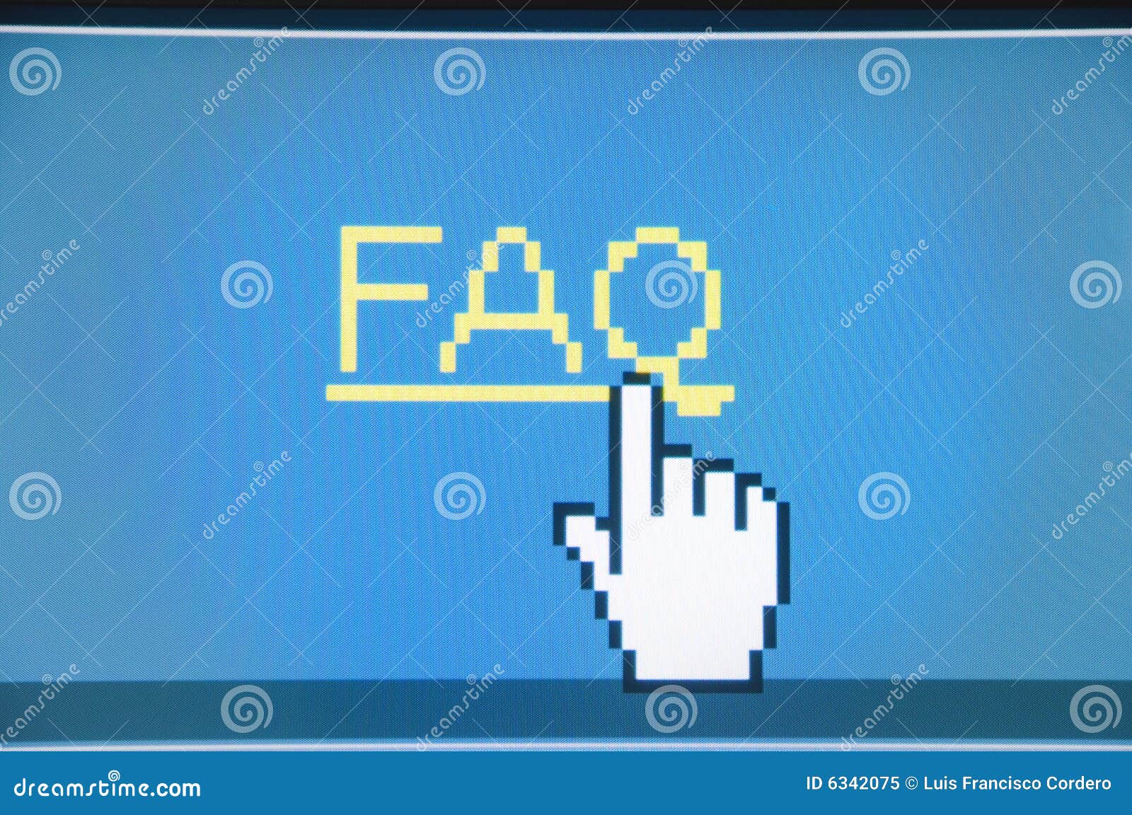 Frequently Asked Questions Link Stock Image - Image of link, screen ...