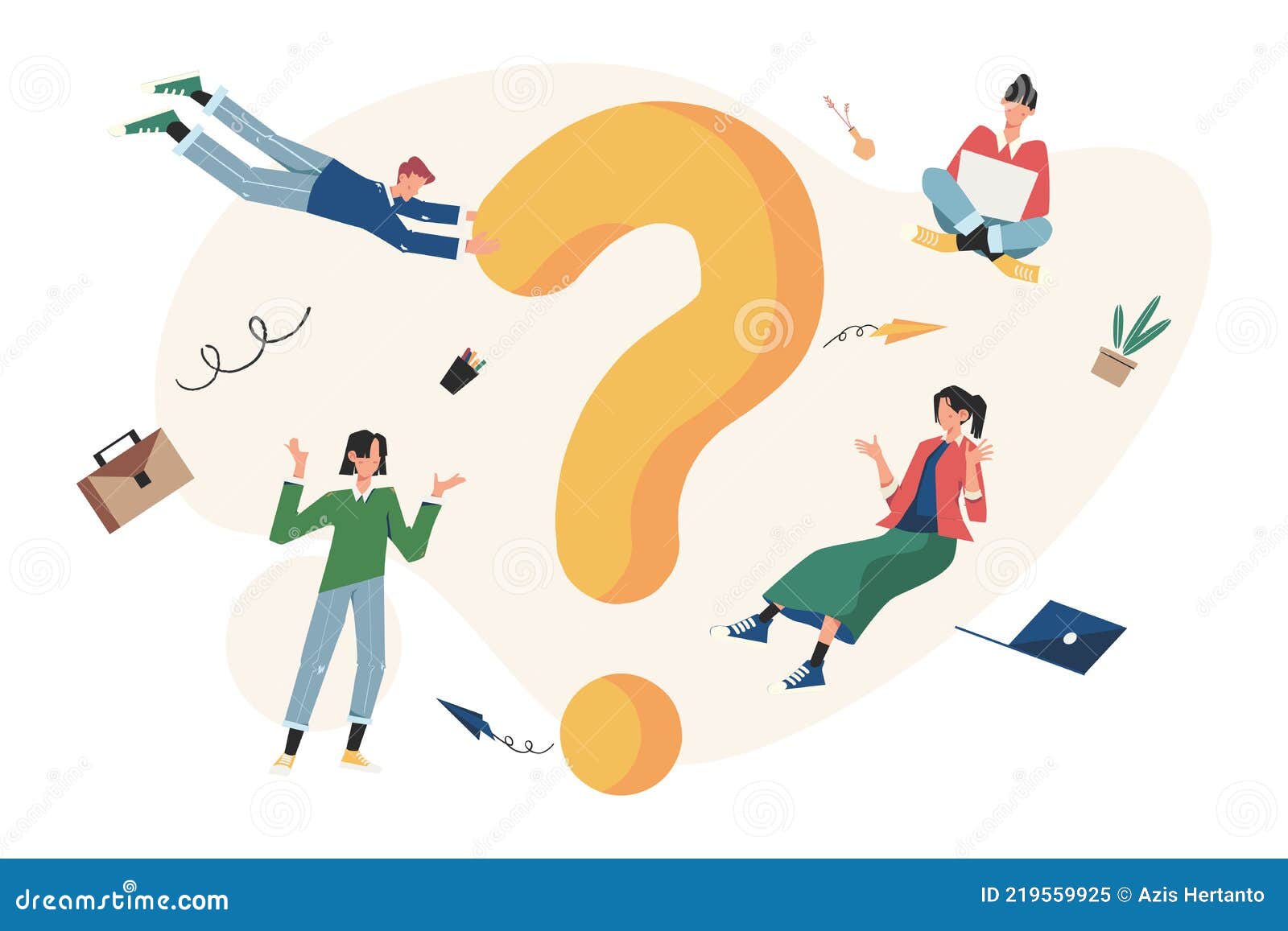 Frequently Asked Questions, People Around Exclamations and Question ...