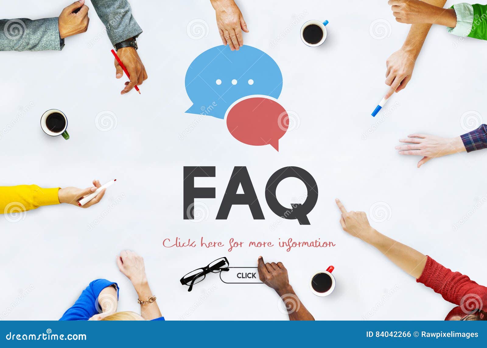 Frequently Asked Questions Solution Concept Stock Photo - Image of ...