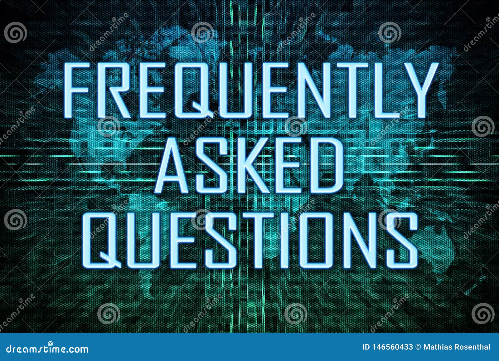 Frequently Asked Questions stock illustration. Illustration of ...