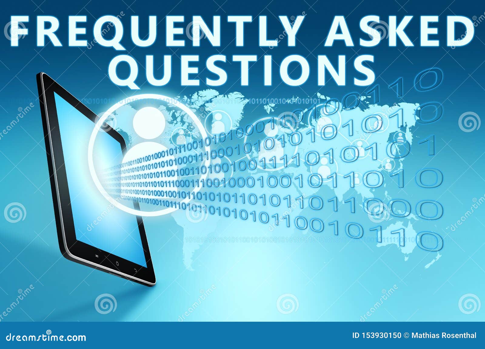 Frequently Asked Questions stock illustration. Illustration of ...