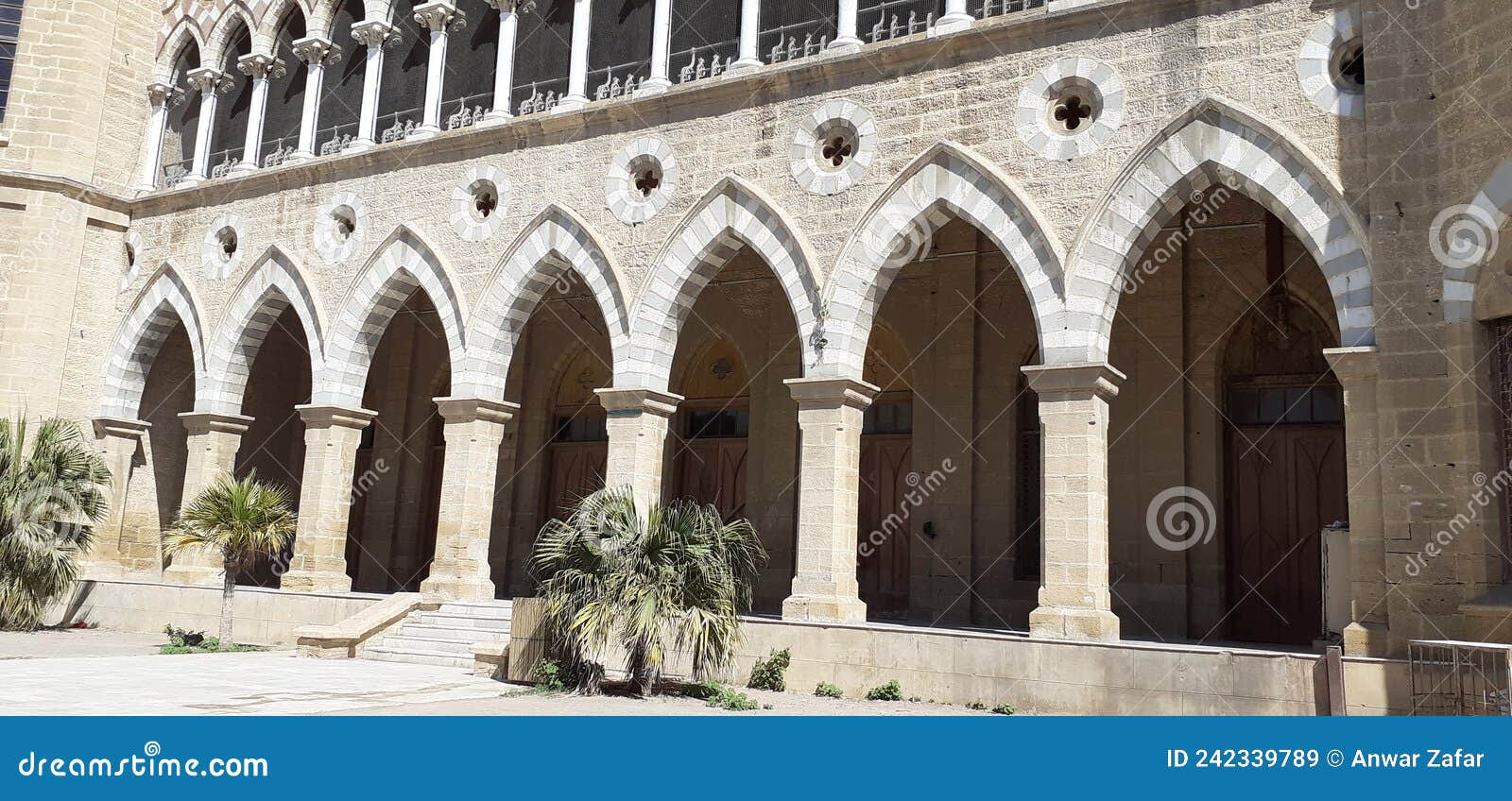 Frere Hall Karachi from British Raj Era Stock Image - Image of arch ...