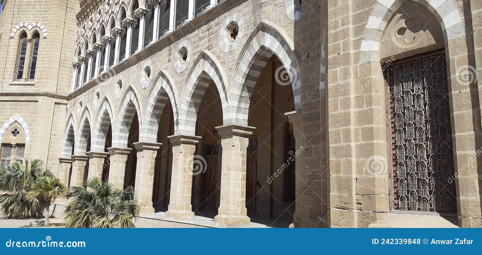 Frere Hall Karachi in SInd Pakistan Stock Photo - Image of basilica ...