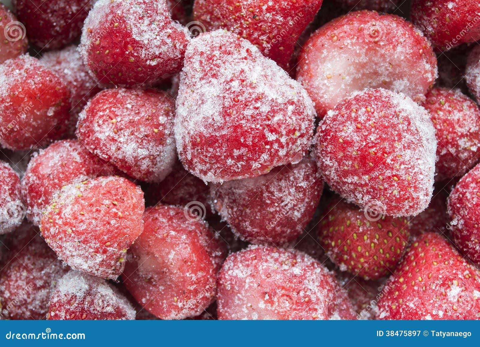 Fresas congeladas imagen de archivo. Imagen de sabroso - 38475897