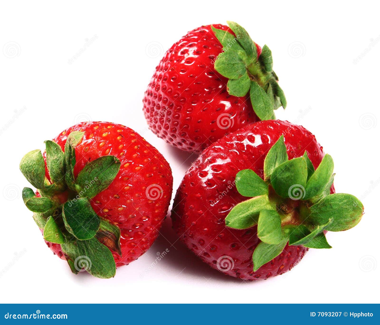 Fresas en el fondo blanco imagen de archivo. Imagen de postre - 7093207