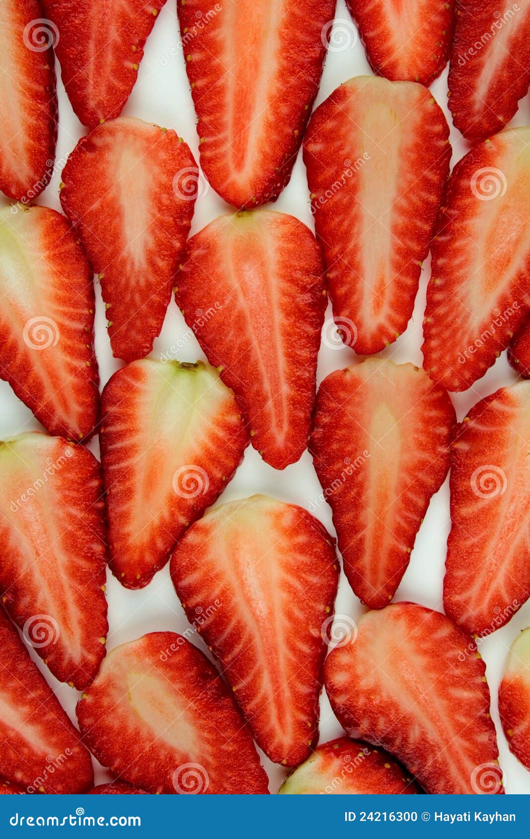 Fresas rebanadas foto de archivo. Imagen de refresco - 24216300