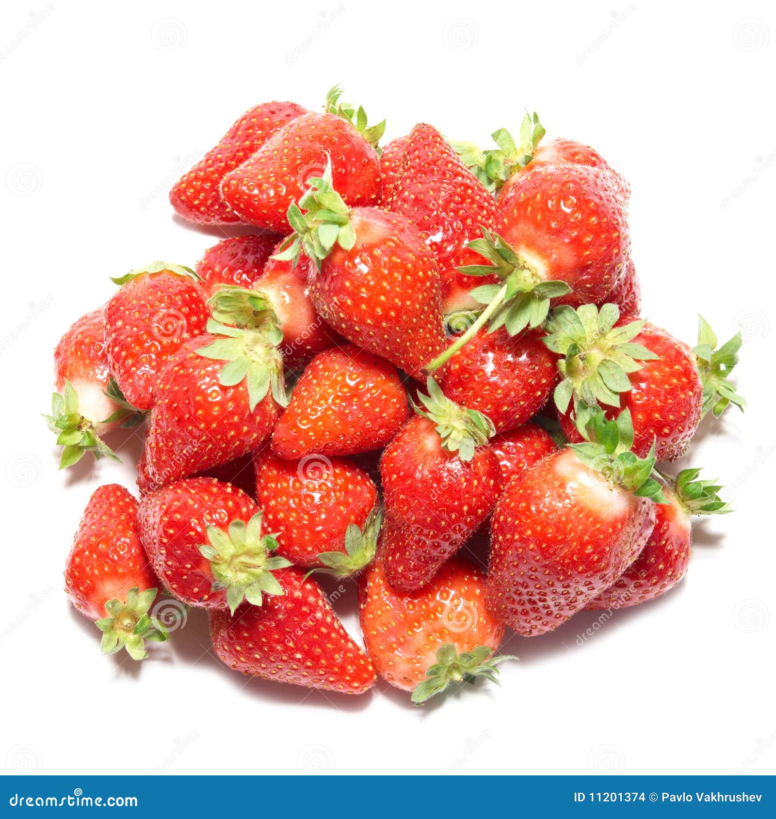 Fresas rojas foto de archivo. Imagen de grupo, postre - 11201374