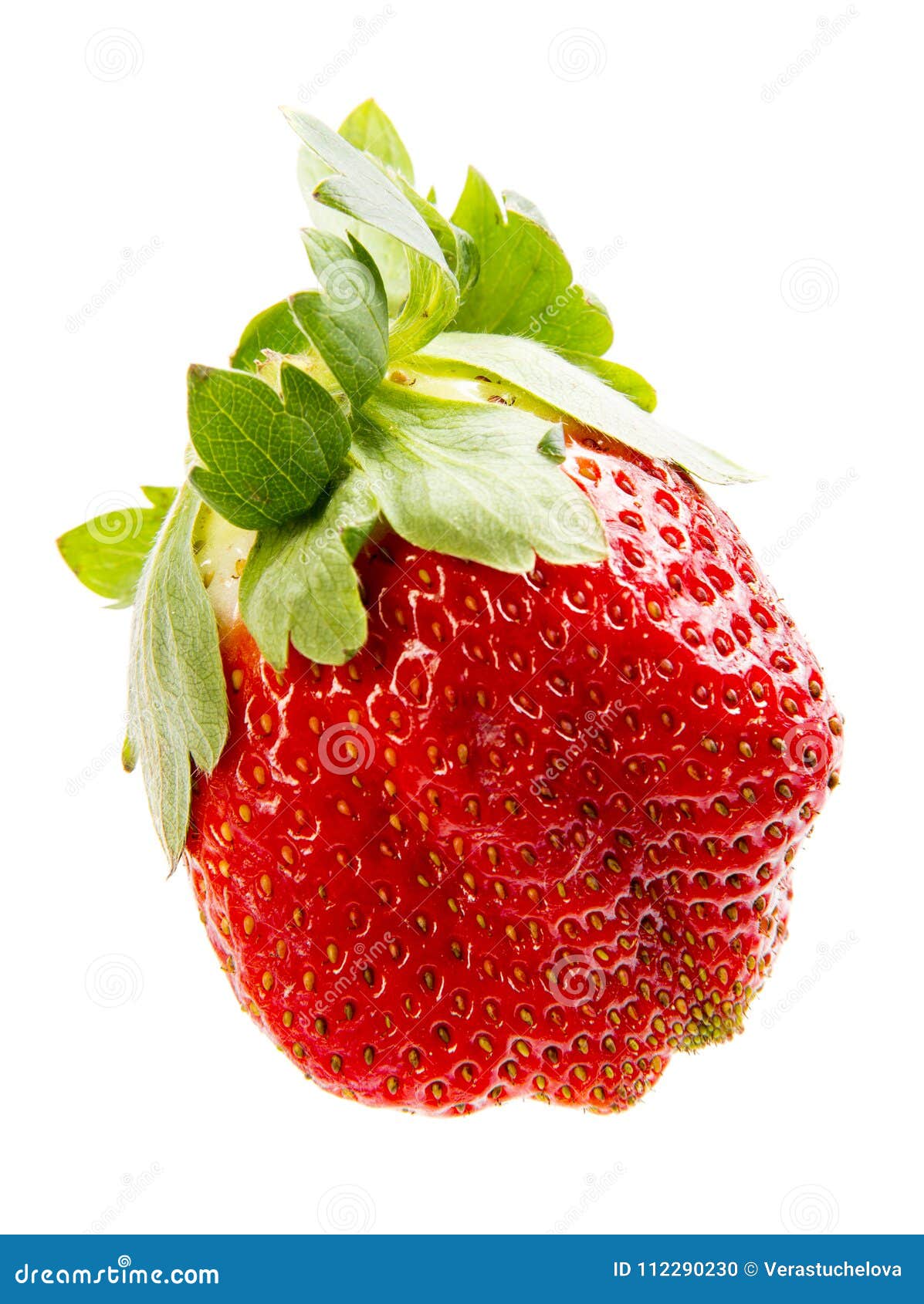 Fresas rojas foto de archivo. Imagen de texturizado - 112290230