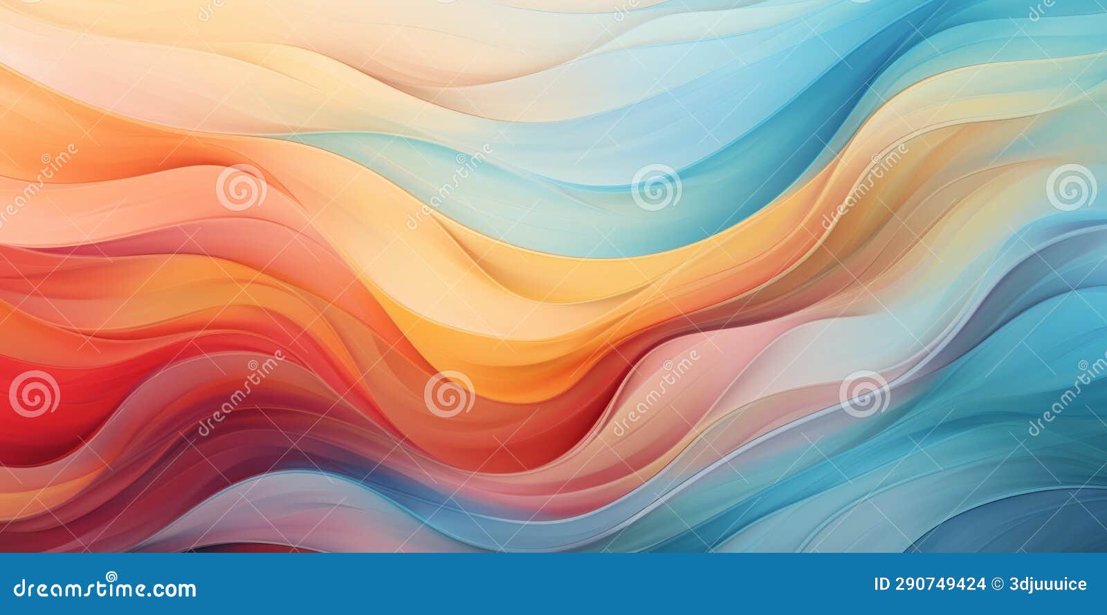 Fresco Creative Abstract Wavy Texture. Stock Illustration ...