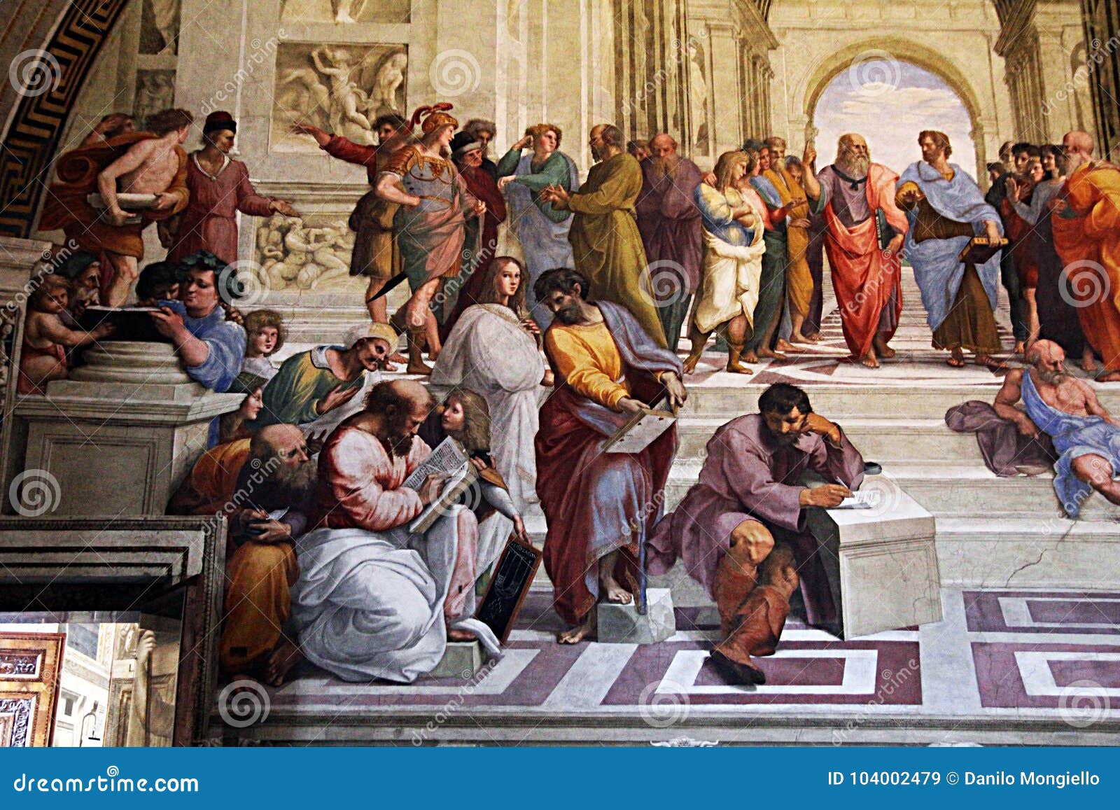 Athens school raphael editorial stock image. Image of detail - 104002479