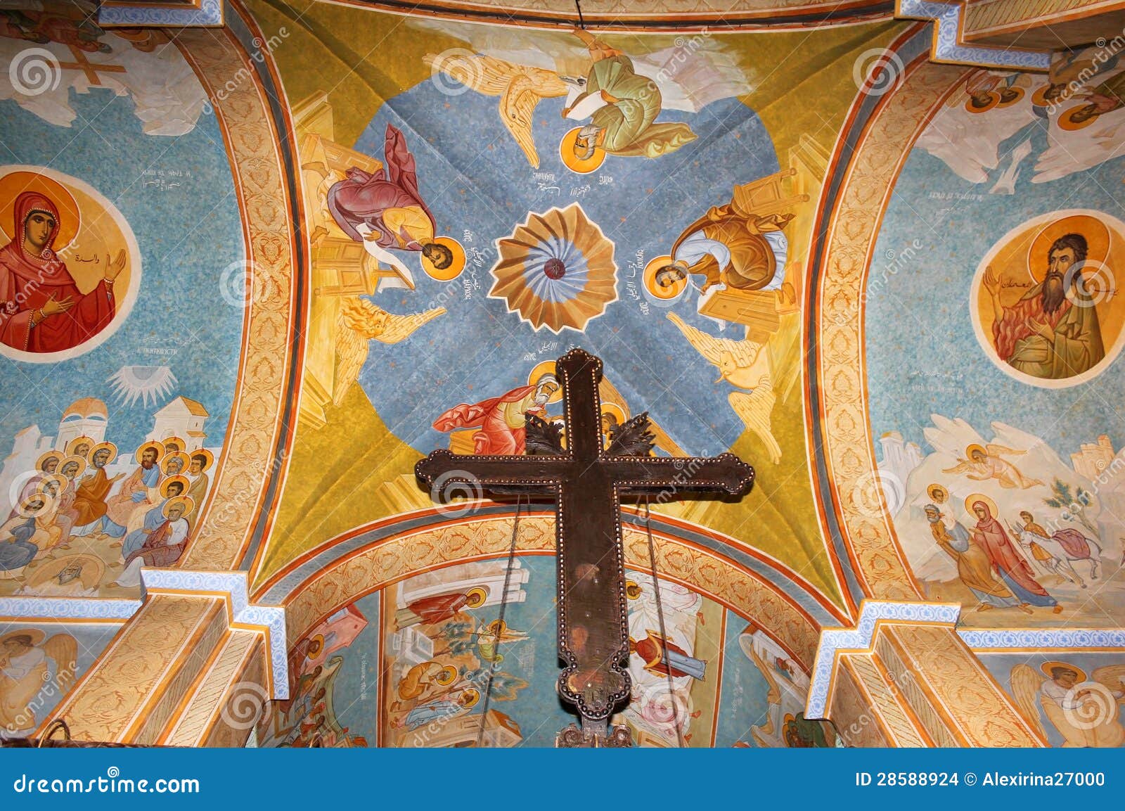 Frescoes In The Greek Catholic Church Of The Sacred Heart In Zhovkva ...