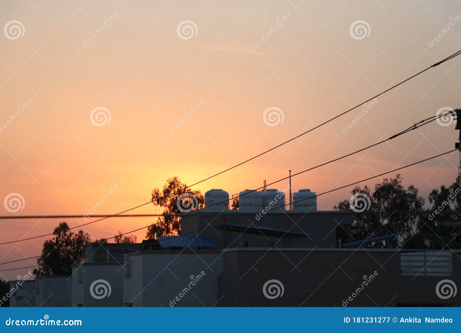Fresh air in the evening stock image. Image of warm - 181231277