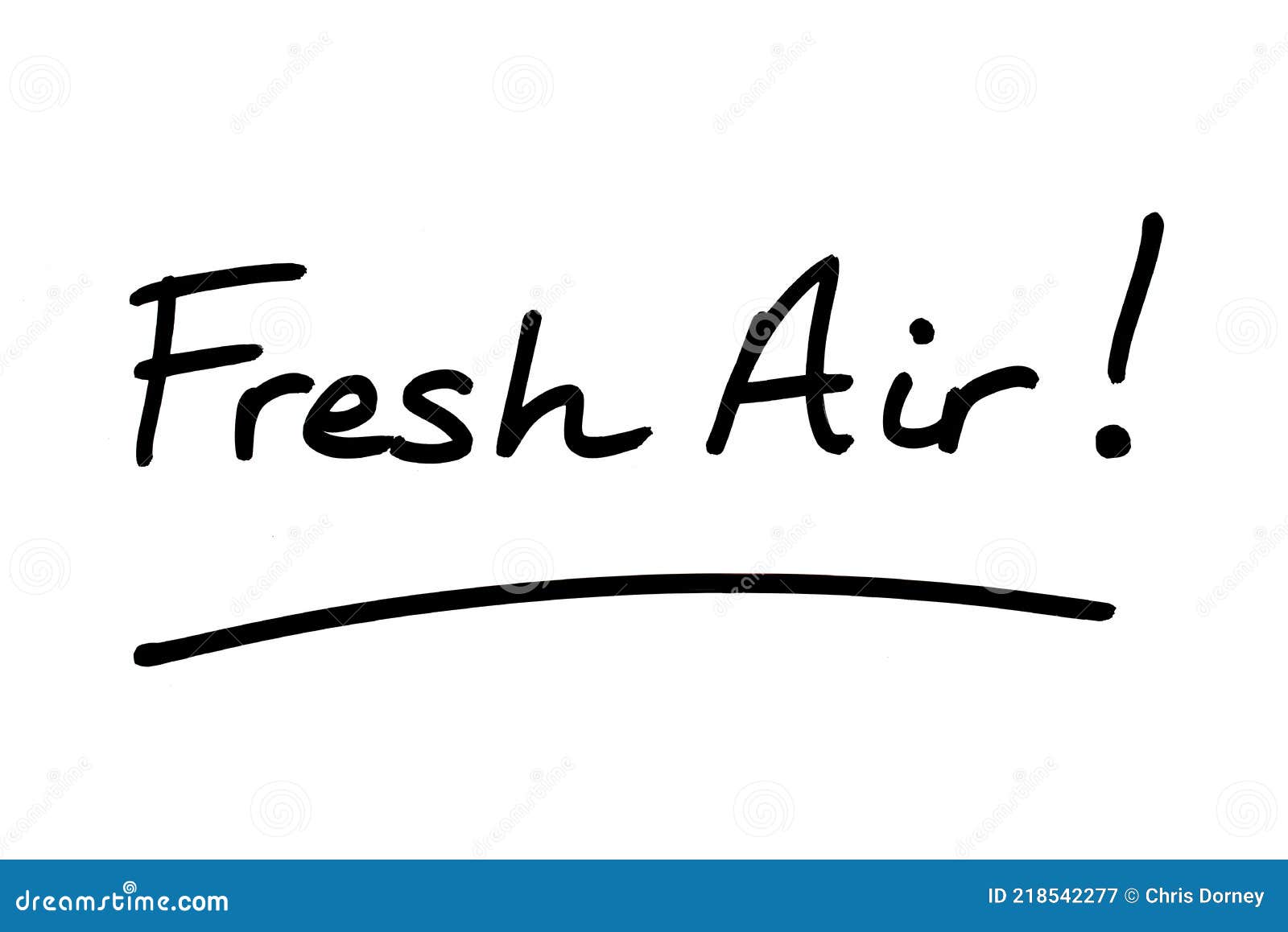 Fresh Air stock illustration. Illustration of breathe - 218542277