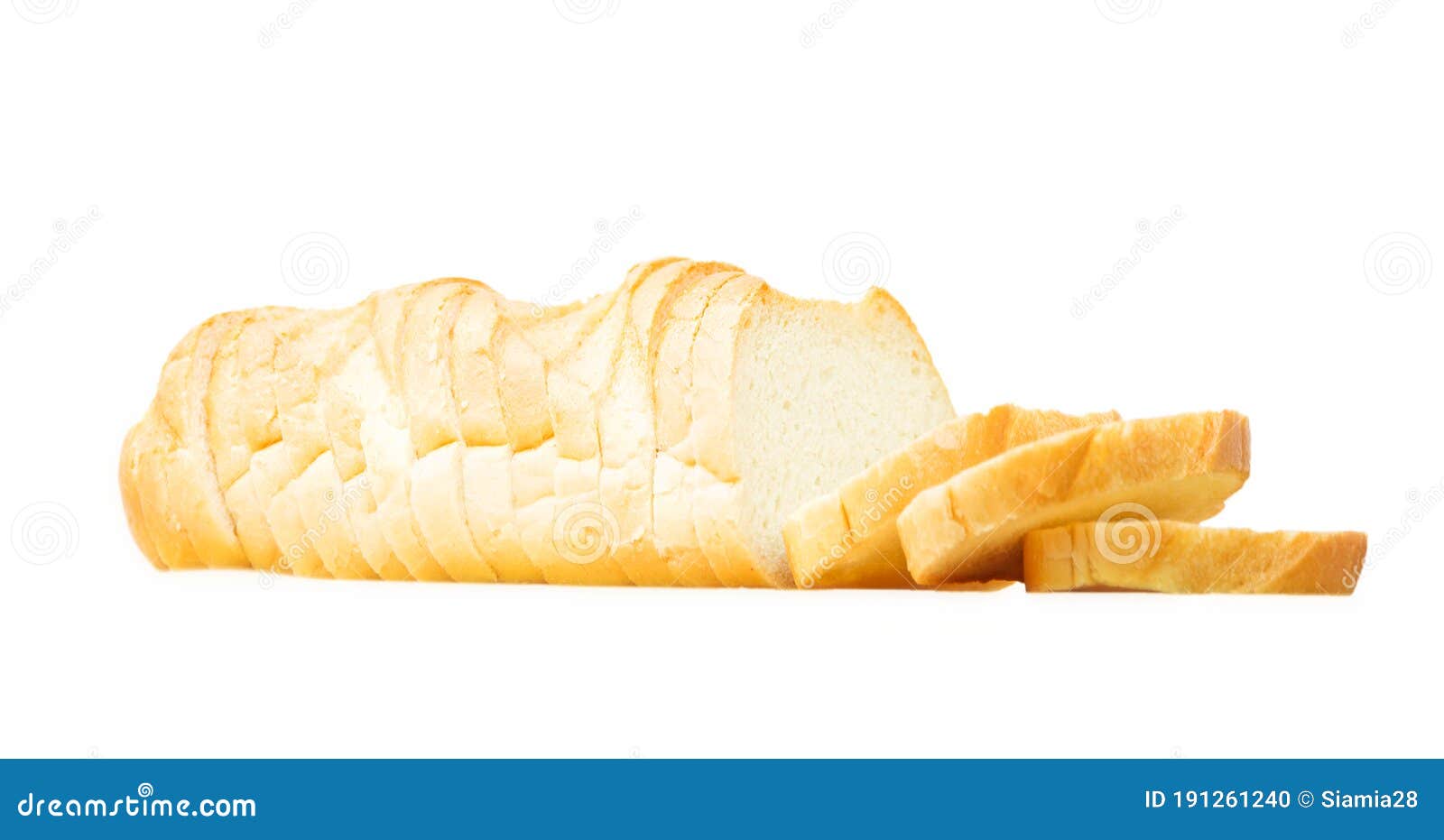Fresh Airy Bread , Top View Stock Photo - Image of bakery, soft: 191261240