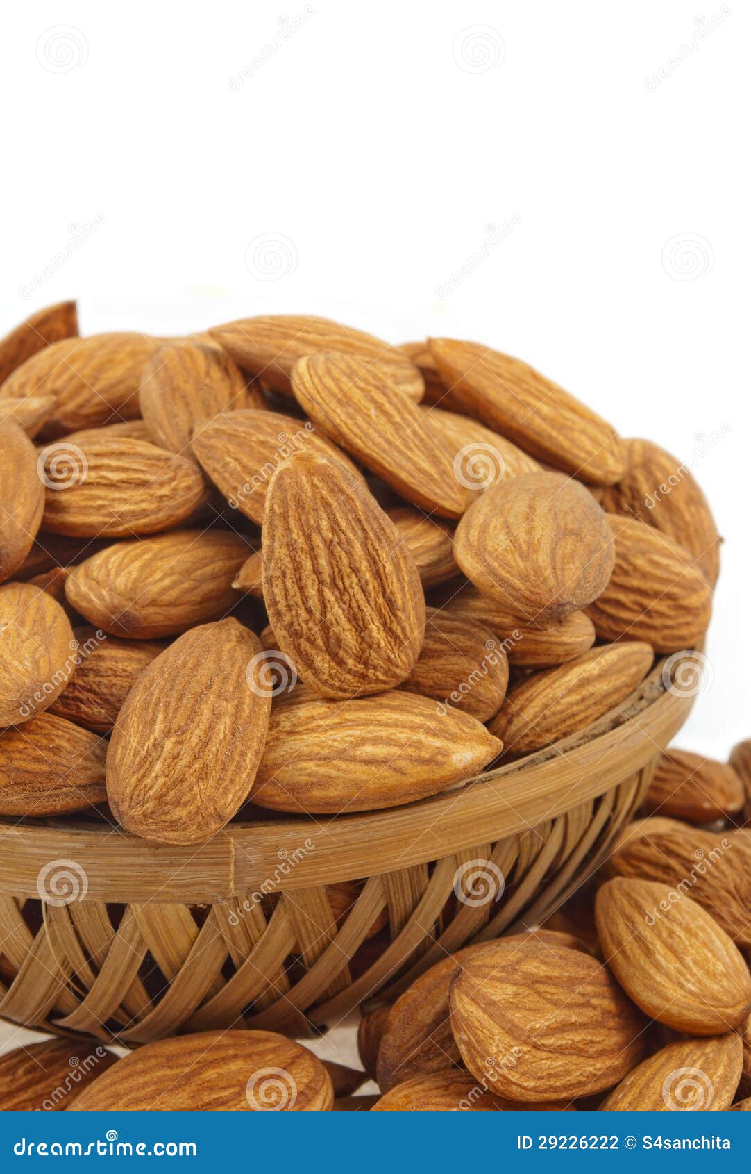 Fresh almonds stock photo. Image of natural, arrangement - 29226222