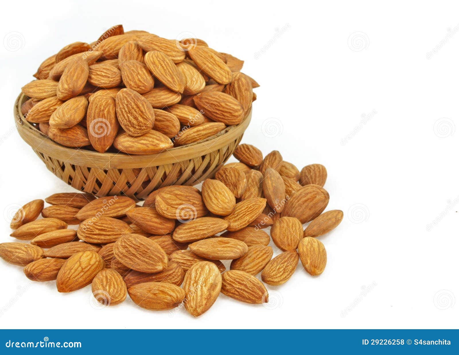 Fresh almonds stock photo. Image of fruit, food, nutrition - 29226258
