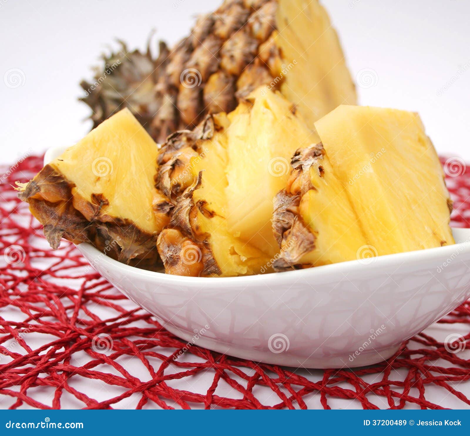 Fresh ananas stock image. Image of dish, snack, ananas - 37200489