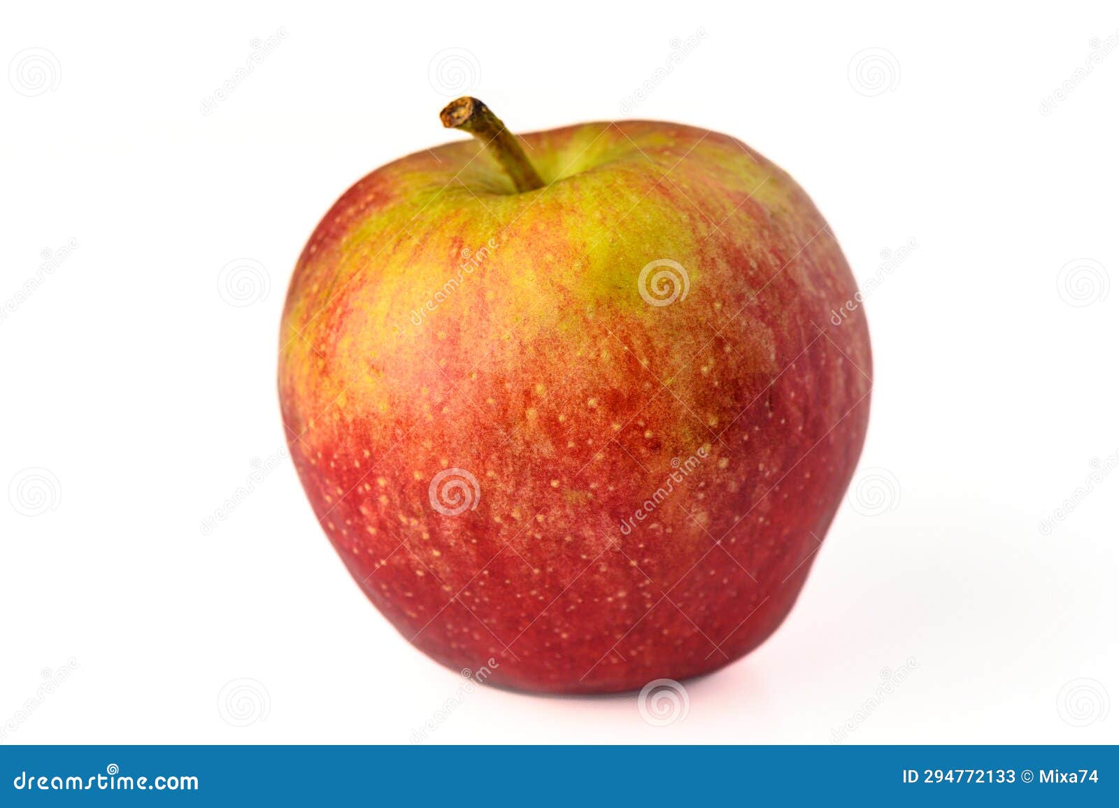 Fresh Appetizing Apple on White Background 2 Stock Image - Image of ...