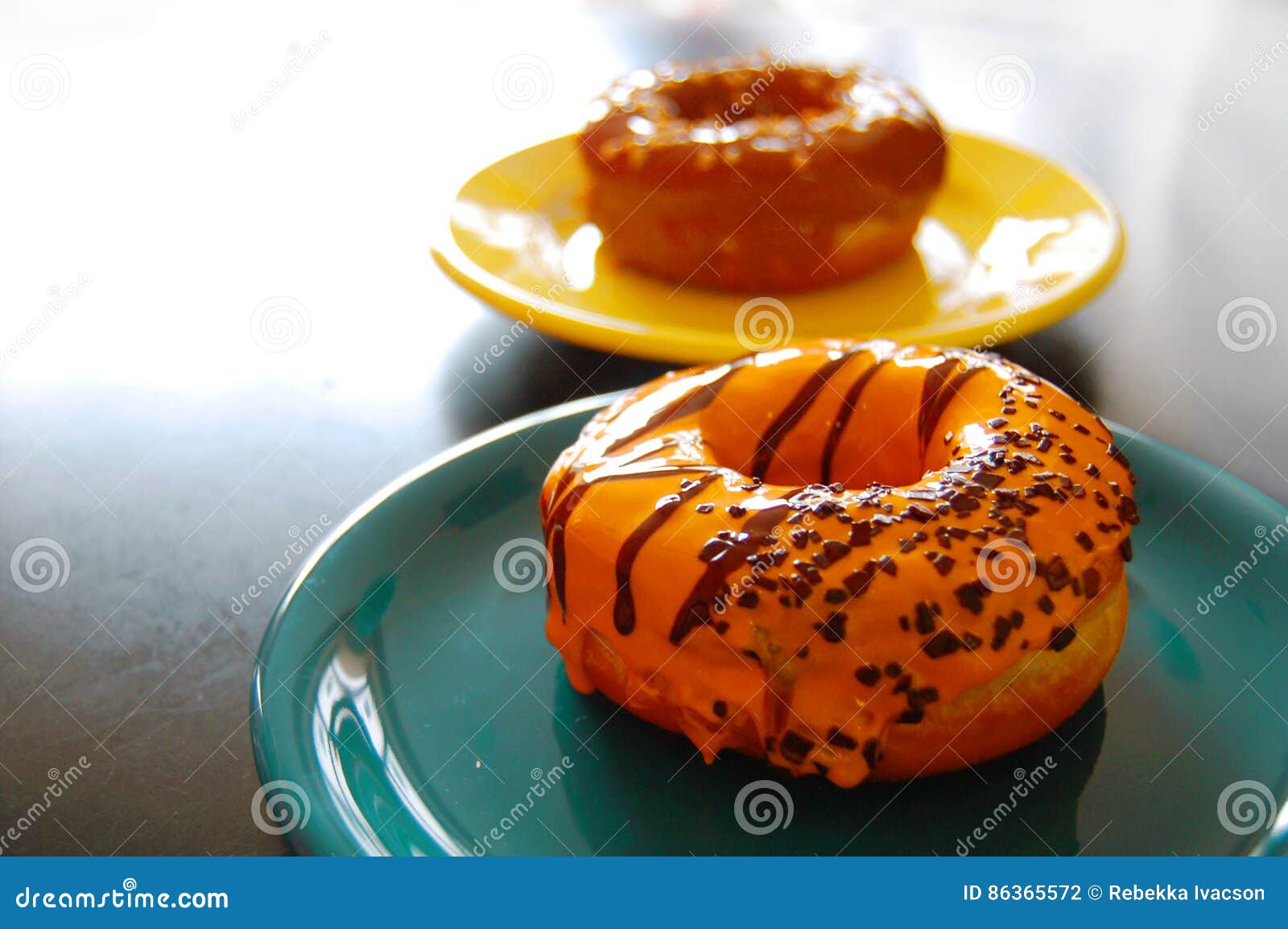 Fresh appetizing donuts stock photo. Image of baked, food - 86365572