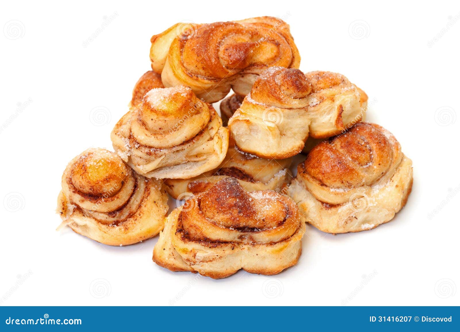 Fresh Appetizing Sweet Rolls Stock Image - Image of dessert, homemade ...