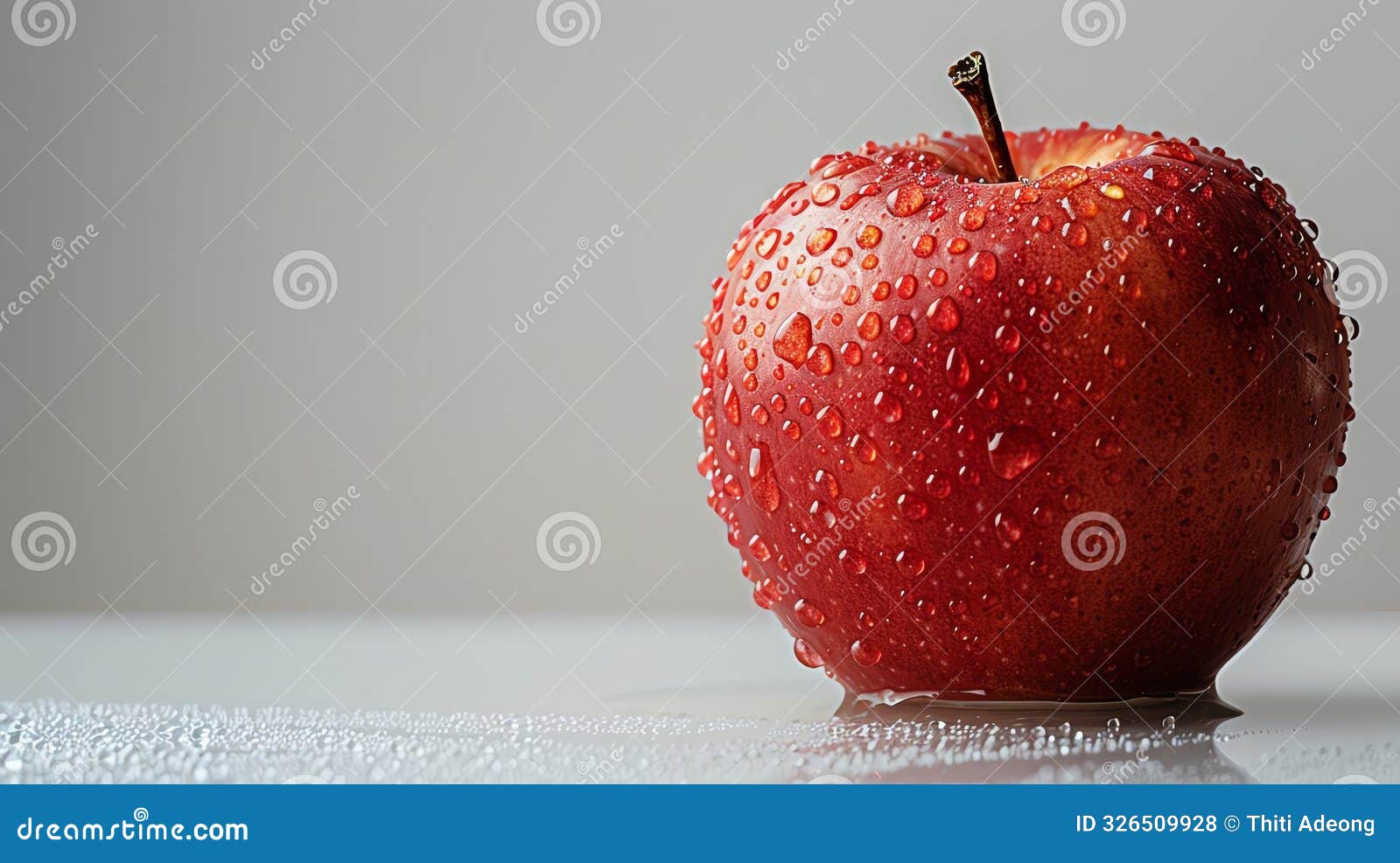 A Fresh Apple, Isolated on White Background Stock Illustration ...
