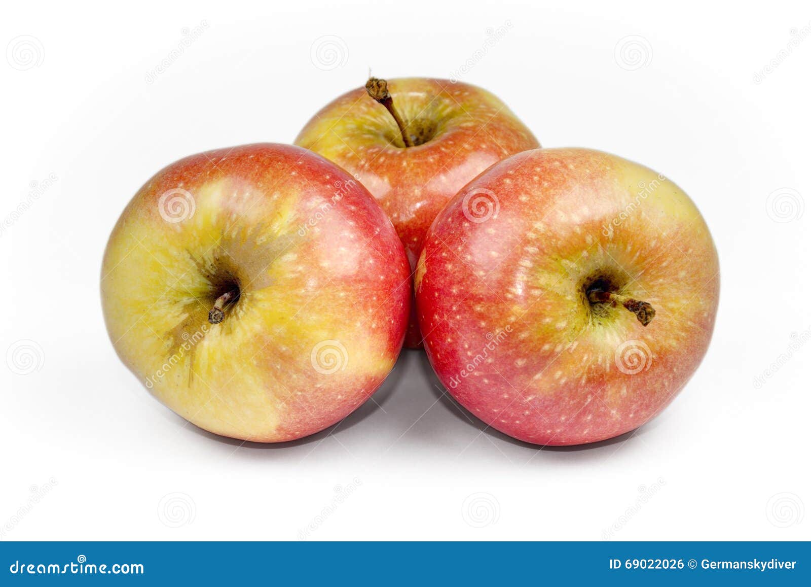 Fresh Apple Isolated on White Background. Stock Photo - Image of bright ...