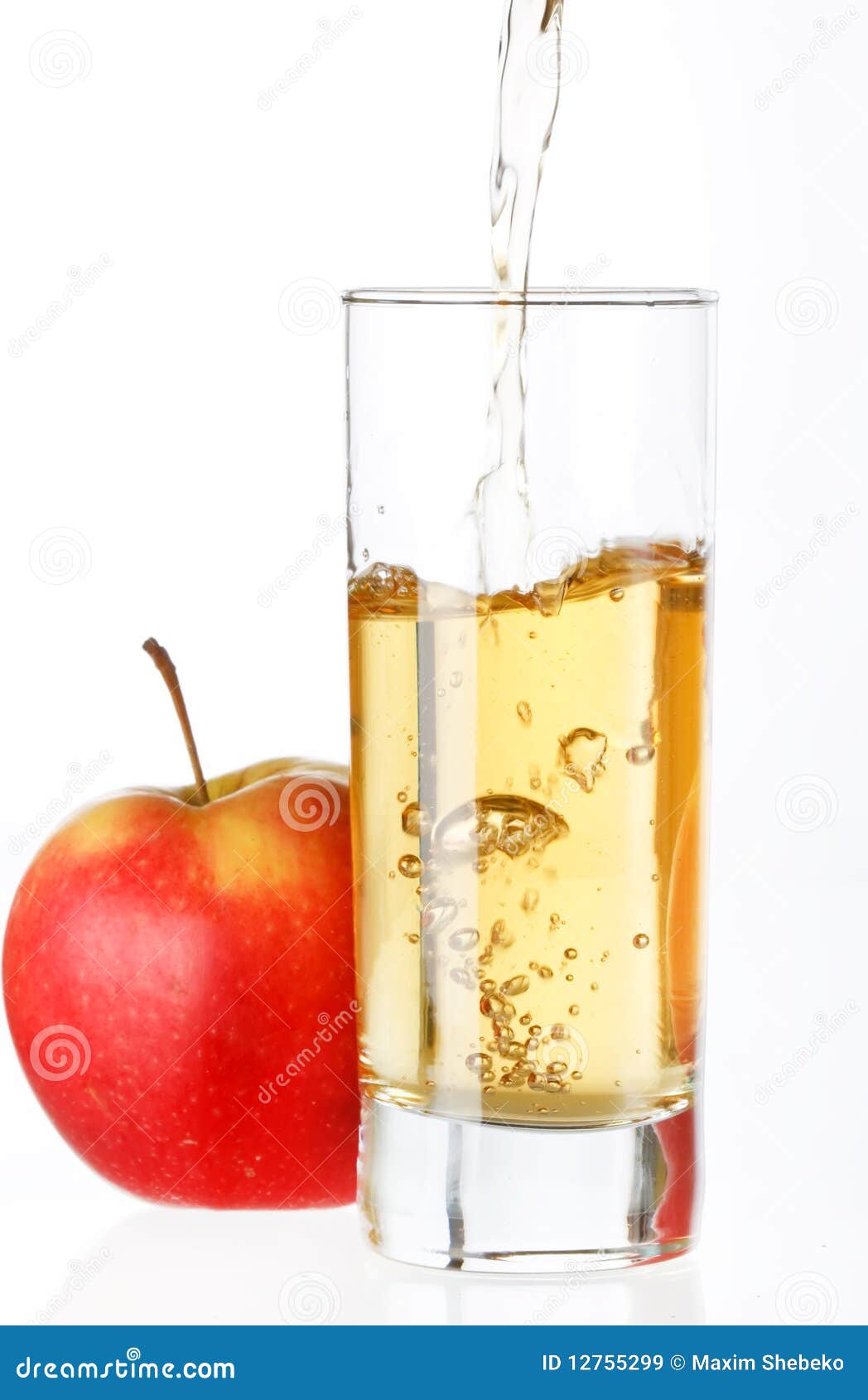 Fresh apple juice stock image. Image of closeup, ripe - 12755299