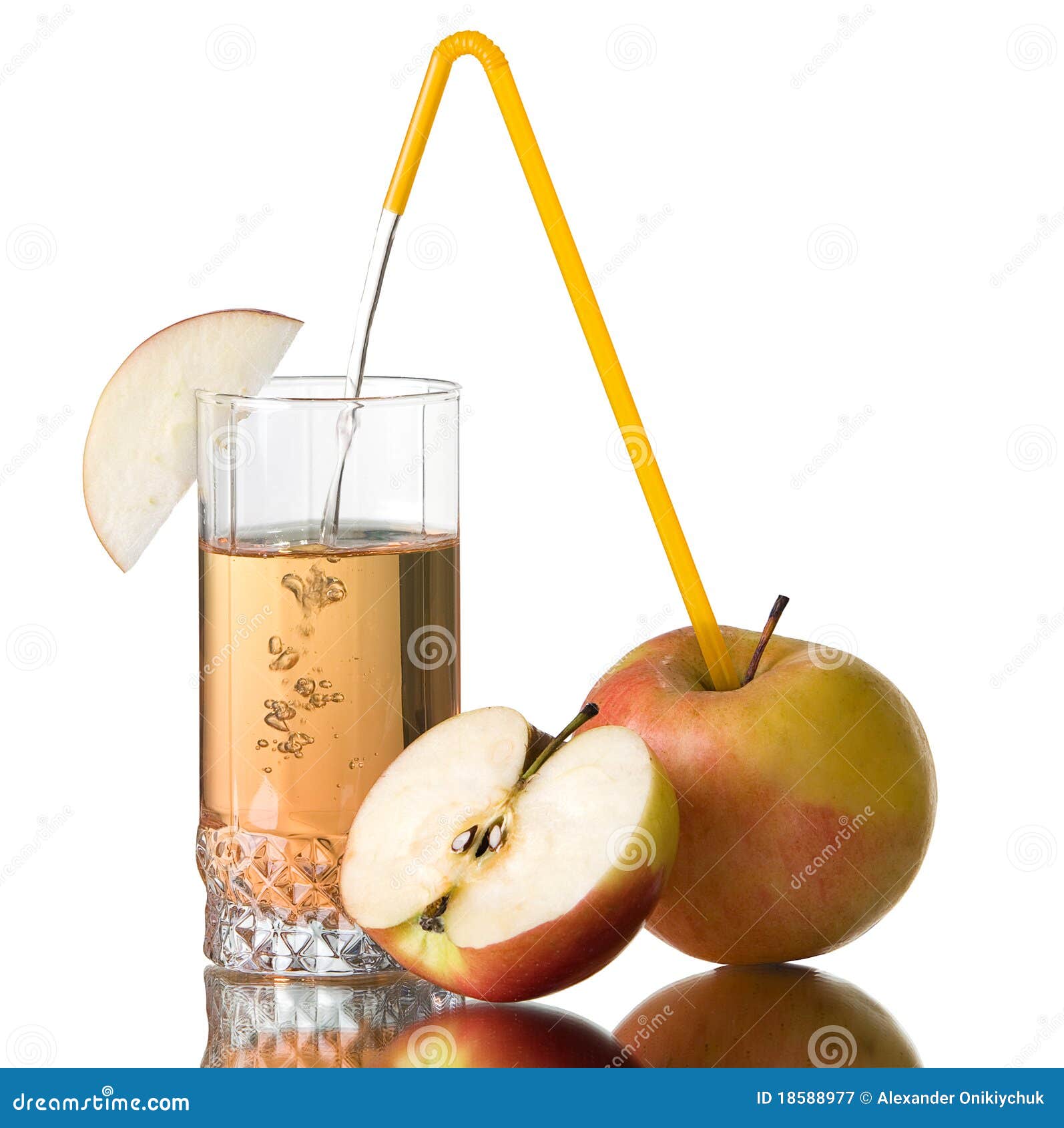 Fresh apple juice stock image. Image of circle, breakfast - 18588977