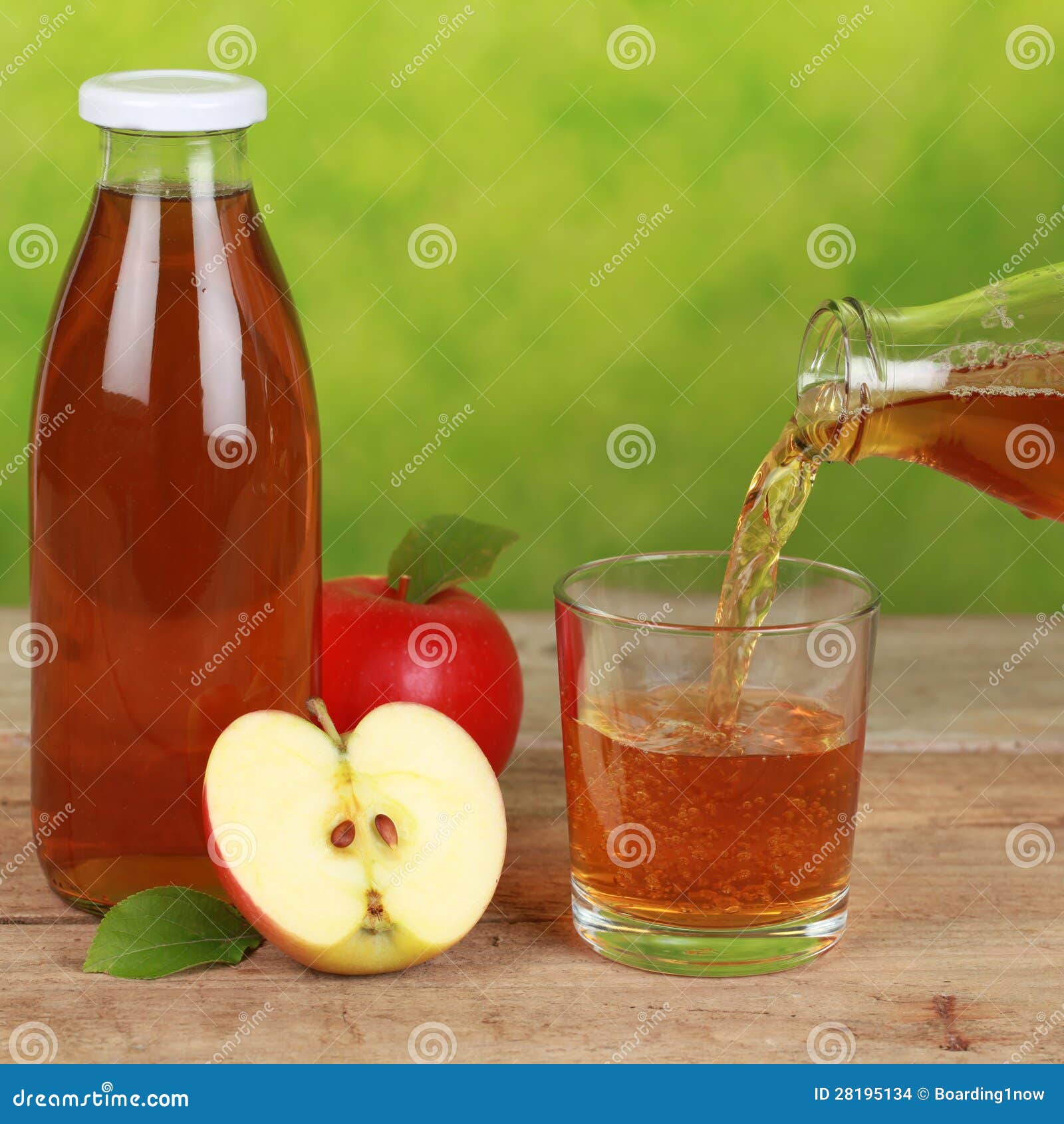 Fresh apple juice stock photo. Image of ripe, healthy - 28195134