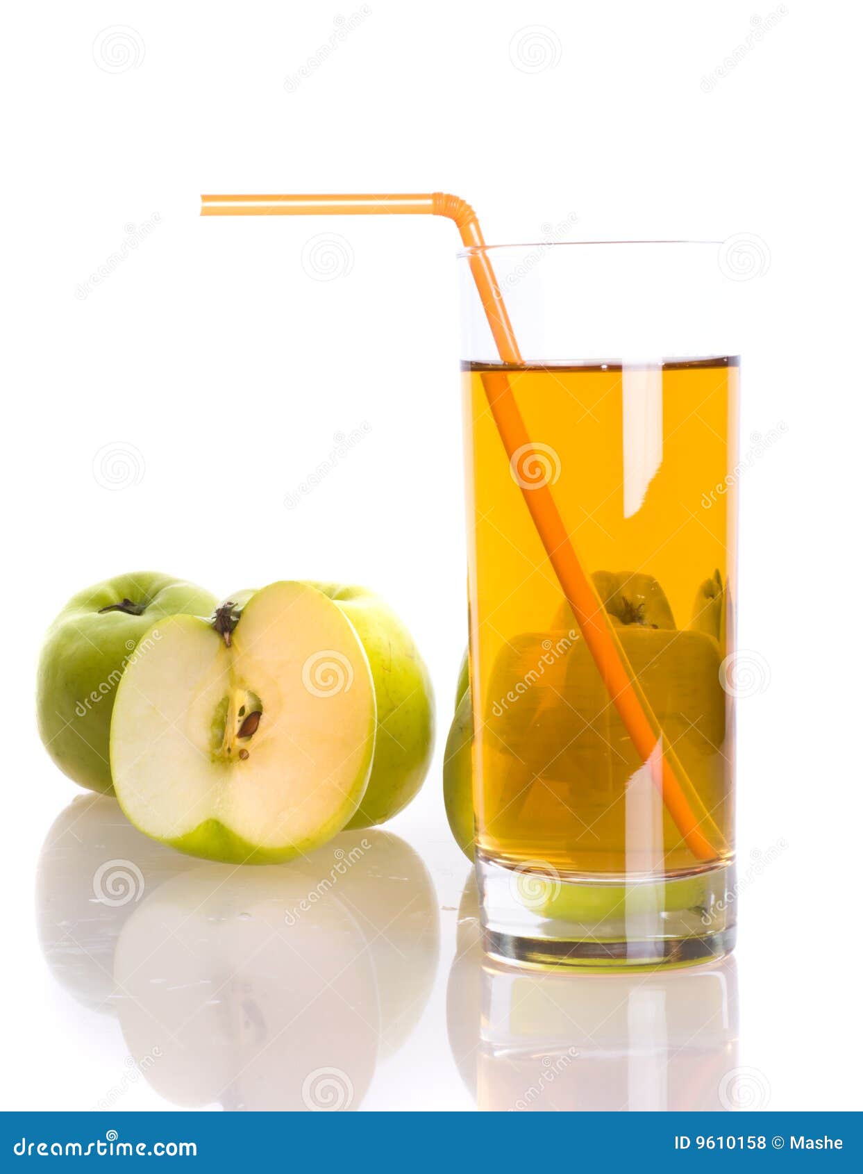 Fresh apple and juice stock photo. Image of juicy, studio - 9610158