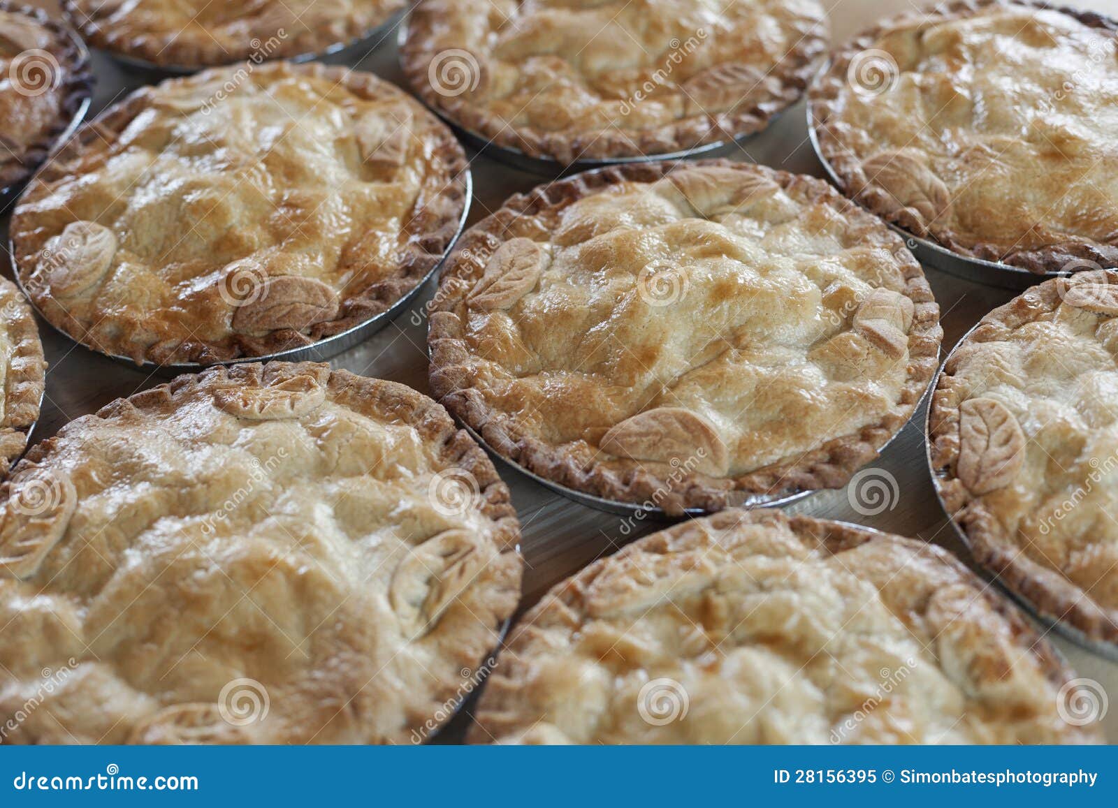 Fresh apple pies stock image. Image of delicious, wholesome - 28156395