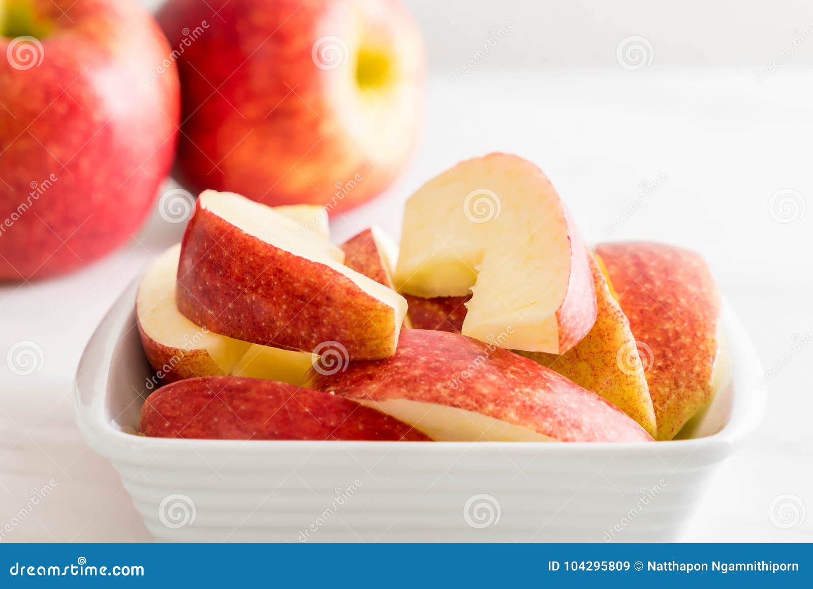 Fresh apple sliced stock image. Image of nutrition, sweet - 104295809