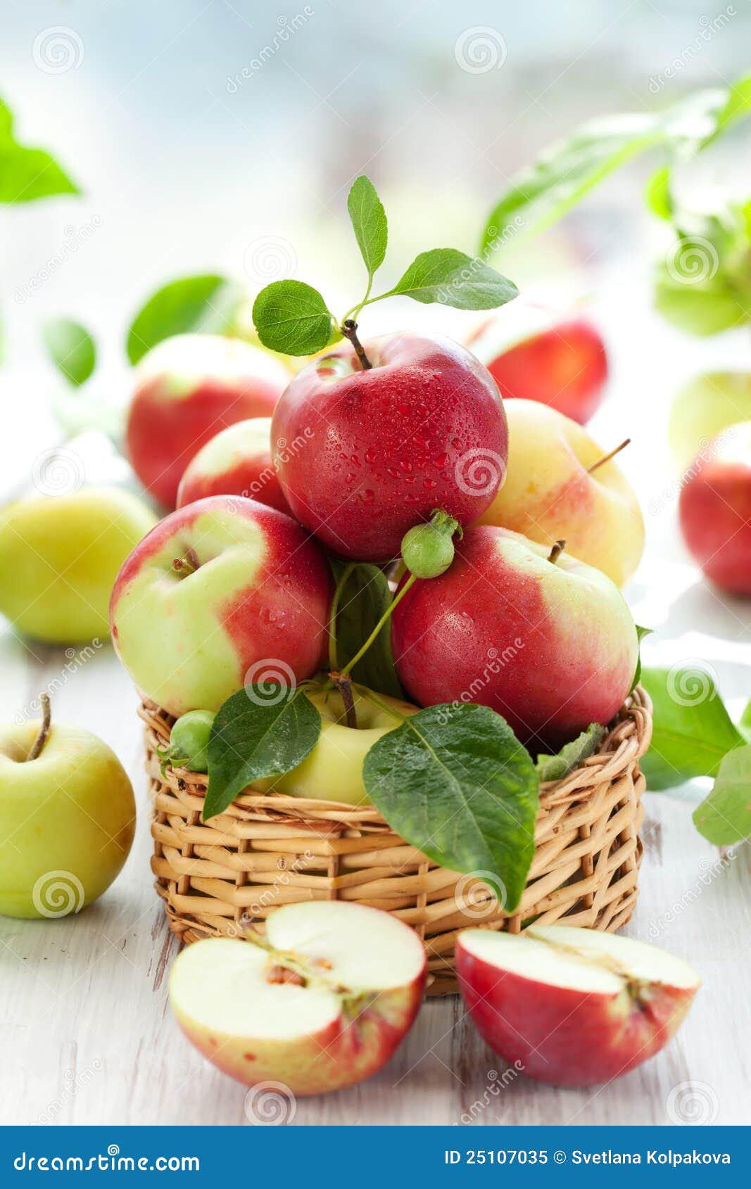 Fresh apples stock image. Image of assortment, food, table - 25107035