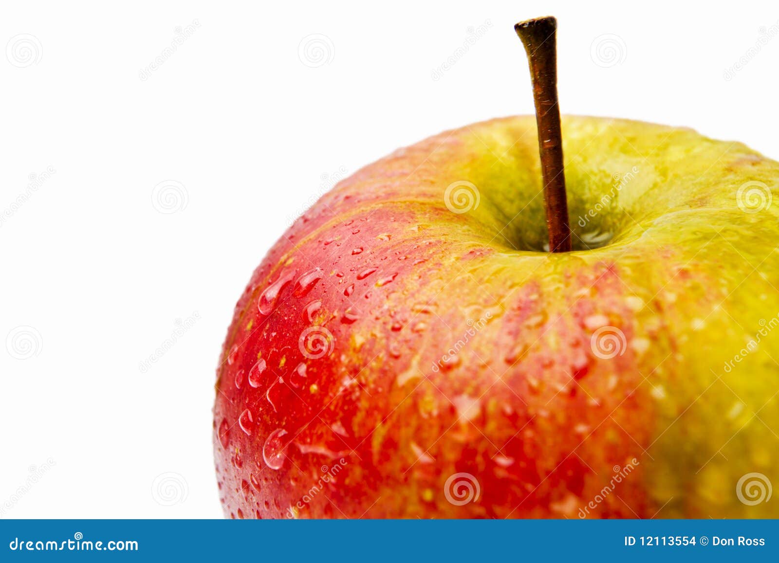 Fresh Apples on a White Background Stock Photo - Image of healthy ...