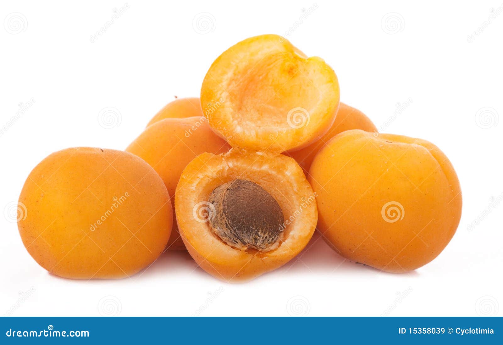 Fresh apricots stock image. Image of studio, descriptive - 15358039