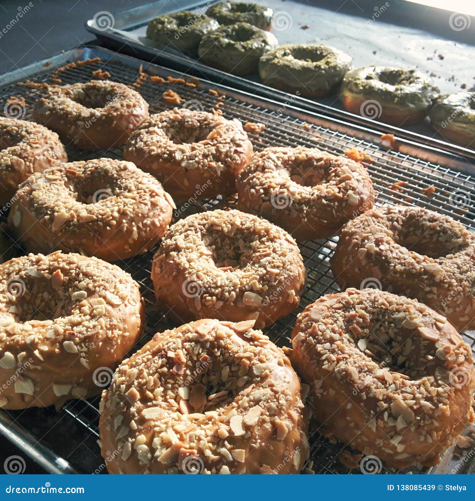 Fresh donuts stock image. Image of donuts, fresh, gourmet - 138085439